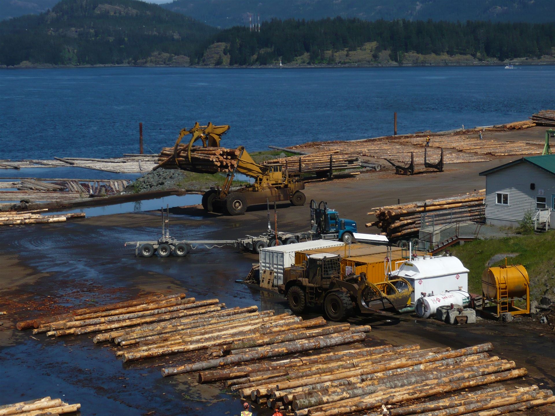 Locations Hub - Menzies Bay Log Sort