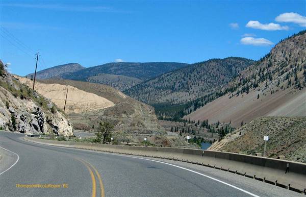 Locations Hub - Highway 1 Spences Bridge to Cache Creek along Thompson ...
